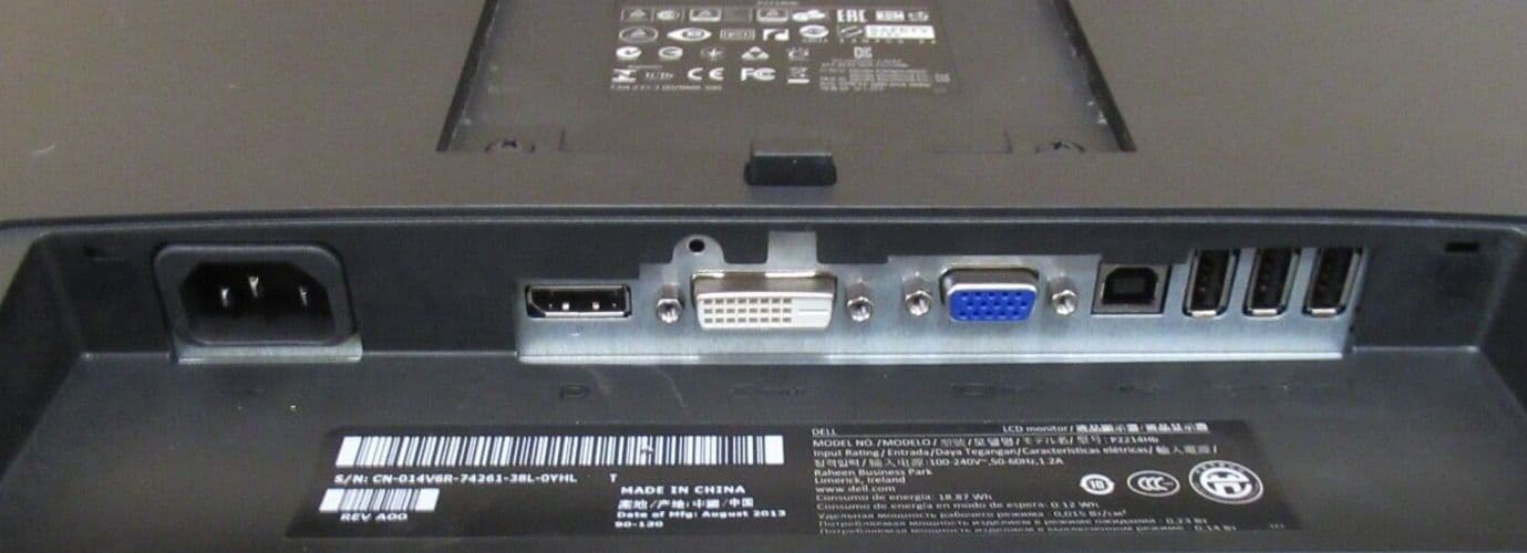 Dell P2214HB 14V6R 014V6R 22" LCD TFT IPS LED Widescreen Monitor VGA DVI DP