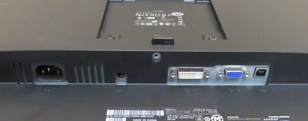 Dell P2412HB TTMDG 0TTMDG 24" LCD TFT LED TN Widescreen Monitor VGA DVI ...