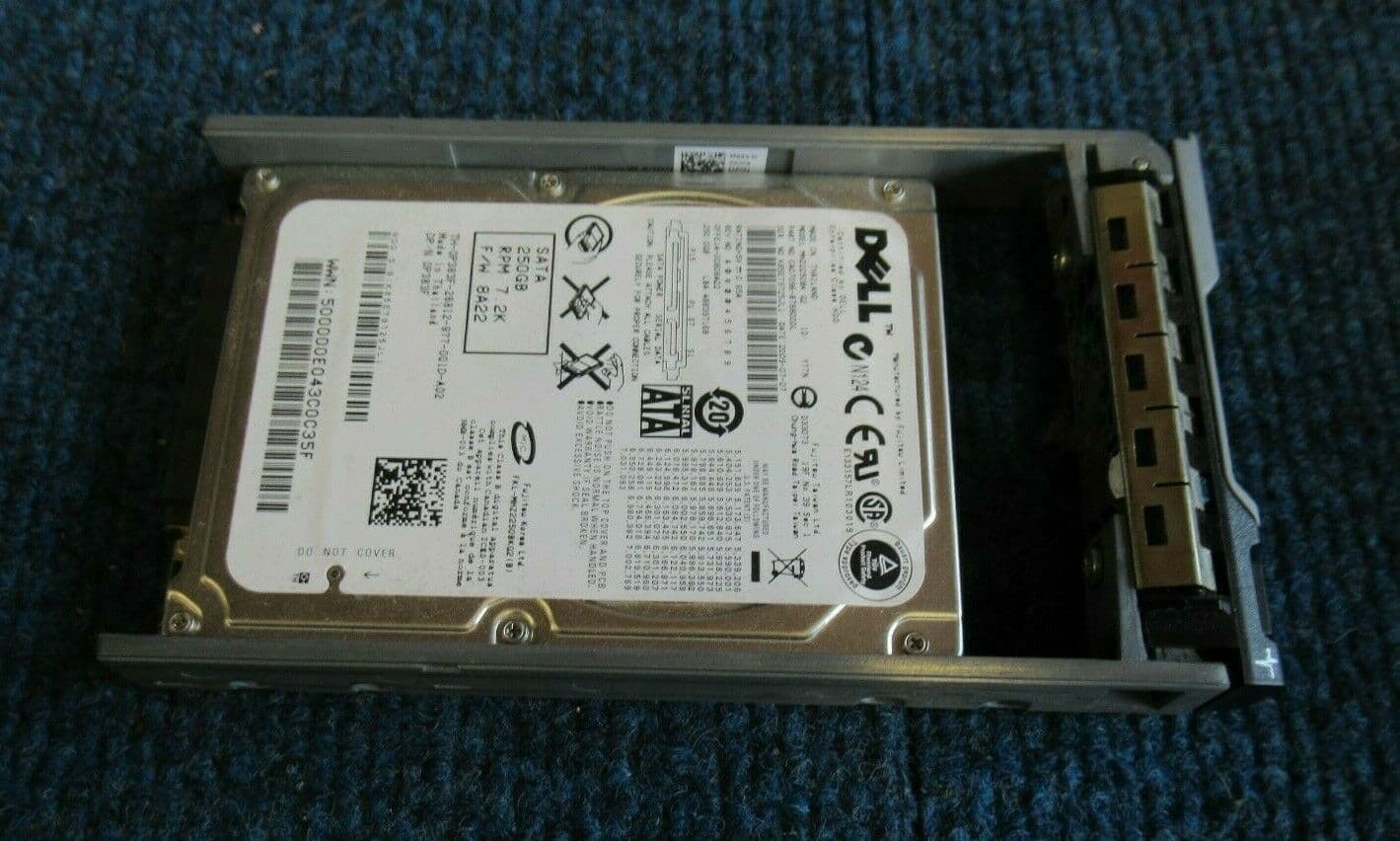 Dell P383F MHZ2250BK 250GB 7200RPM SATA 3Gbps Hot-Swap 16MB 2 5 ...