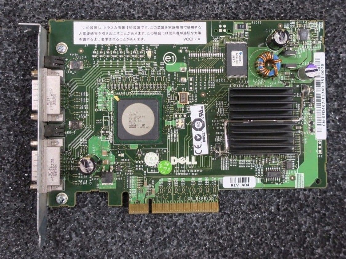Dell PERC 5E 5/E Dual Channel SAS SATA Server RAID Controller PCI-E ...