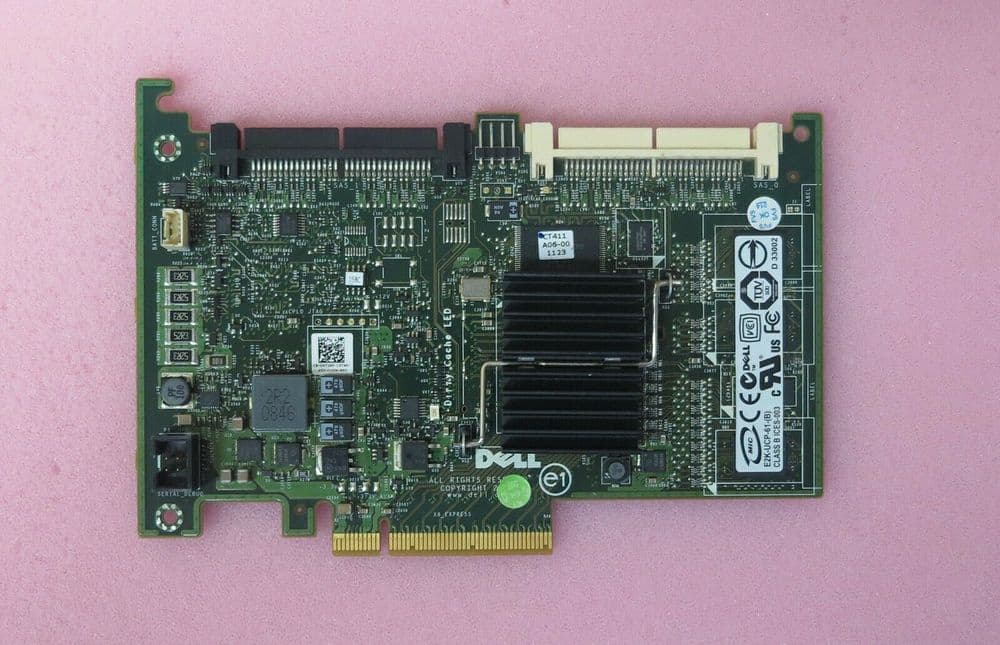 Dell PERC 6i PCI-E 1 0 SAS SATA 3G 256MB Integrated RAID Controller ...
