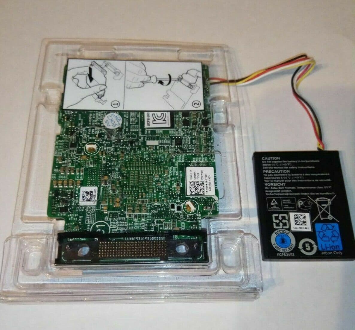 Dell PERC H730 Mini Mono 1GB NV SAS 12Gb/s SATA 6Gb/s RAID Controller Card V9W58