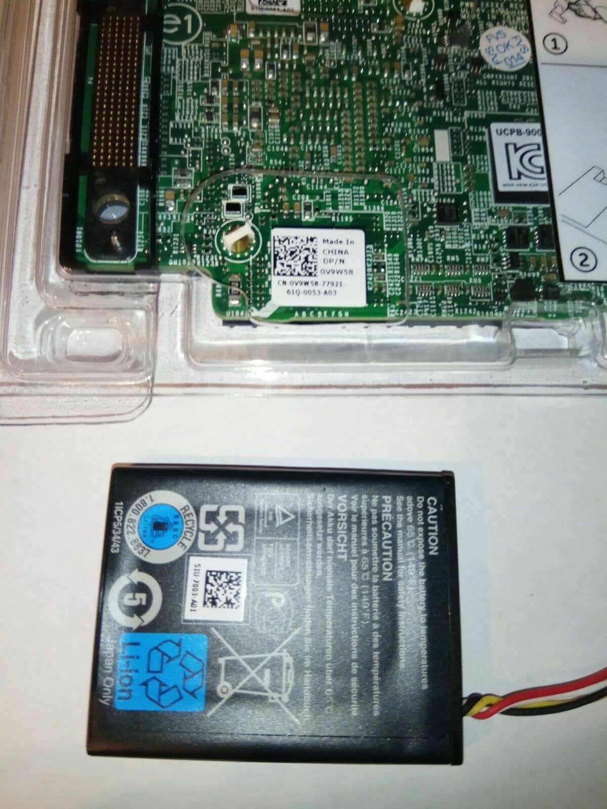 Dell PERC H730 Mini Mono 1GB NV SAS 12Gb/s SATA 6Gb/s RAID Controller Card V9W58