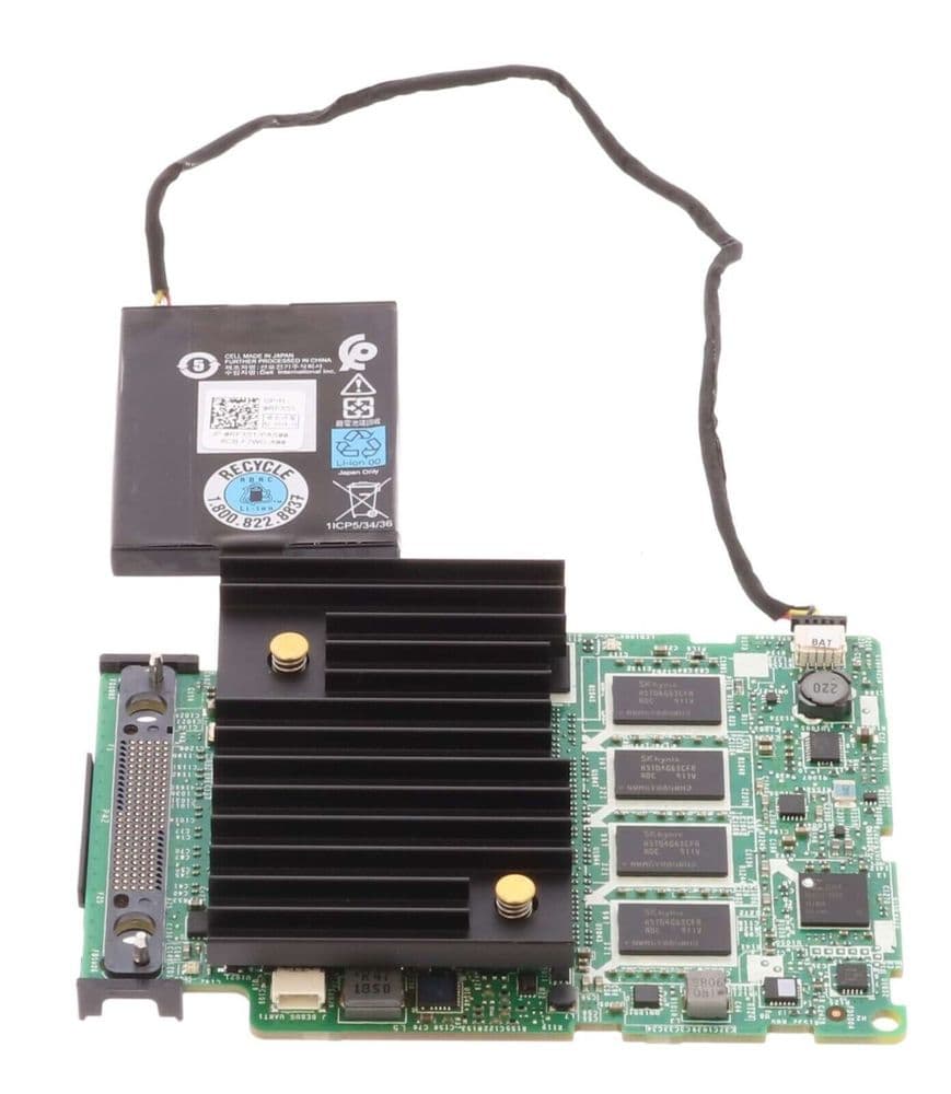 Dell PERC H730P SAS 12G 8-Port 2GB Miniature RAID Controller Card 3X31R Battery