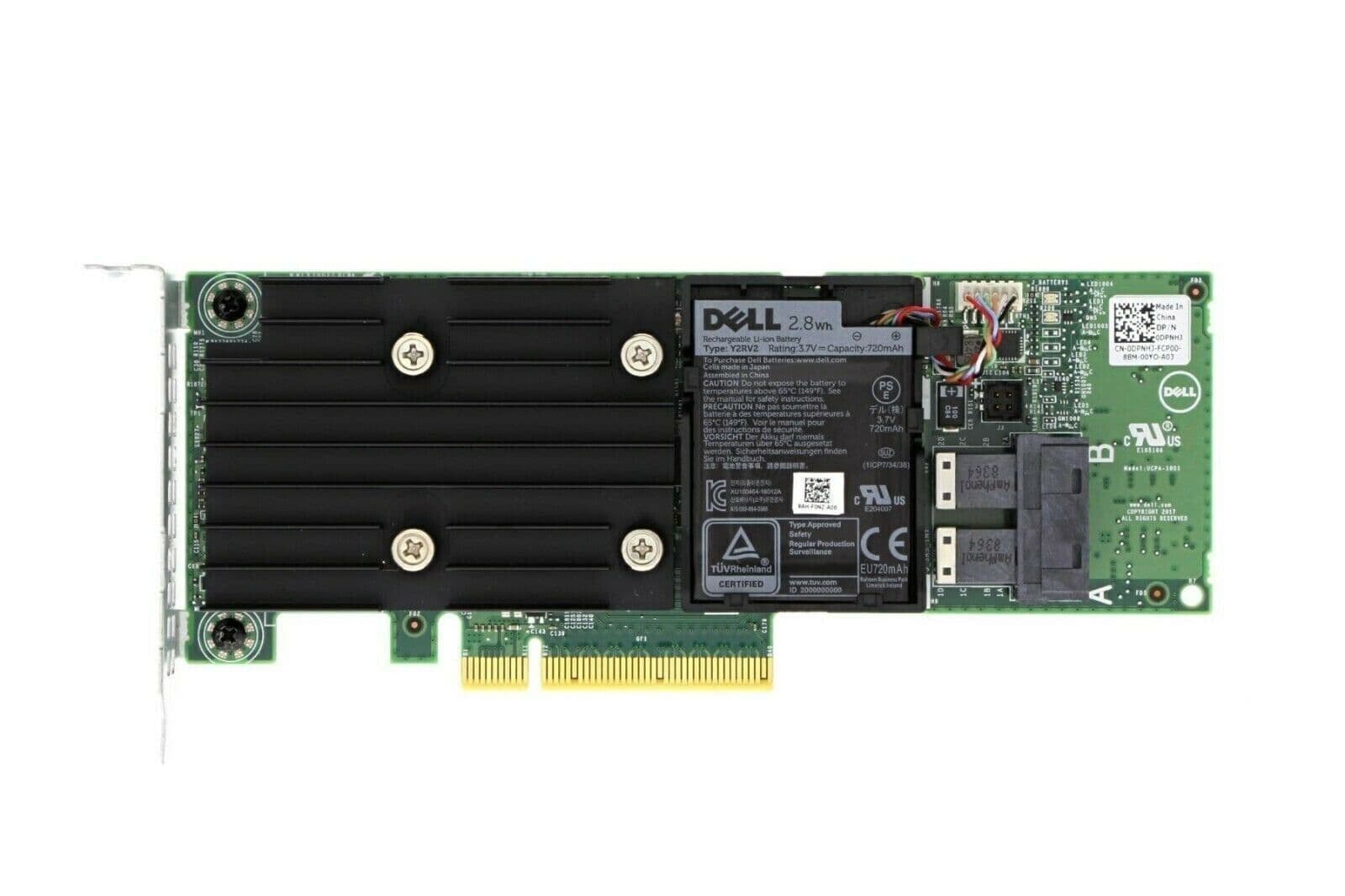 Dell PERC H740P PCIe 3 0 x8 SAS 12GB RAID Controller Card 8GB NV Cache ...