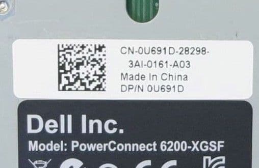 Dell PowerConnect 10Gbe 2-Port Fiber SFP Module 6224 6248 M6220 6200 U691D