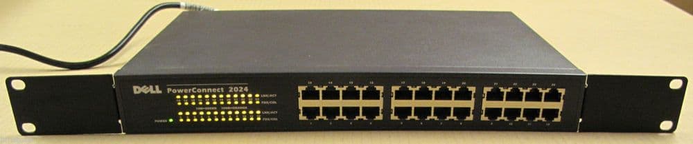 Dell PowerConnect 2024 24-Port Fast Ethernet Switch with Rack Ears IBGTR21
