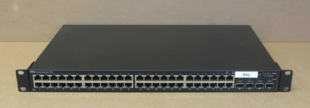 Dell PowerConnect 2748 48-Port Managed 1GbE Network L2 1U Rack Switch UY486