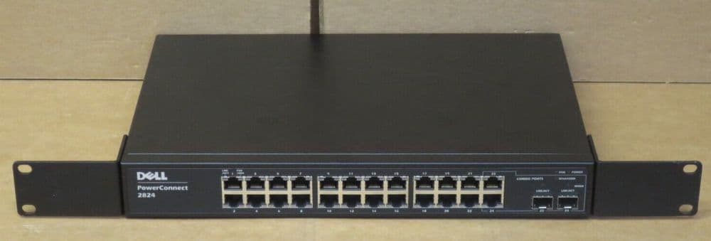 Dell PowerConnect 2824 24-Port RJ45 2-Port SFP Ethernet Network Switch ...