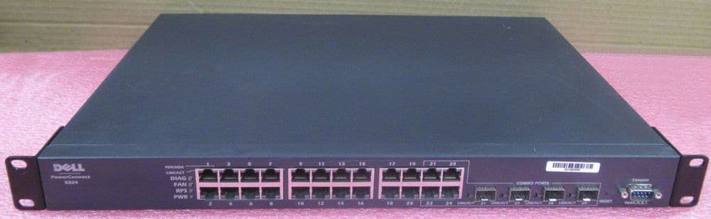 Dell PowerConnect 5324 24x Gibabit Ethernet L3 1U 4 Combo SFP Switch HC276
