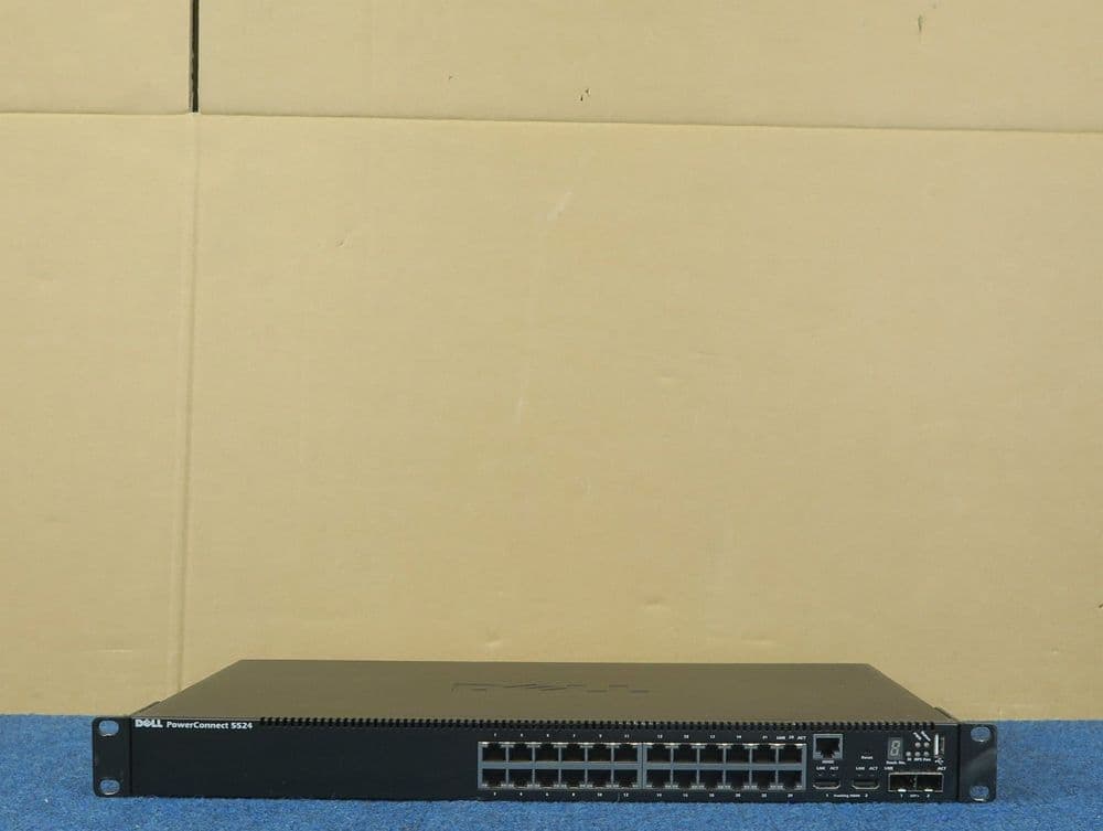 Dell PowerConnect 5524 - 24 Port Gigabit 2 x 10GbE SFP Ethernet Switch ...