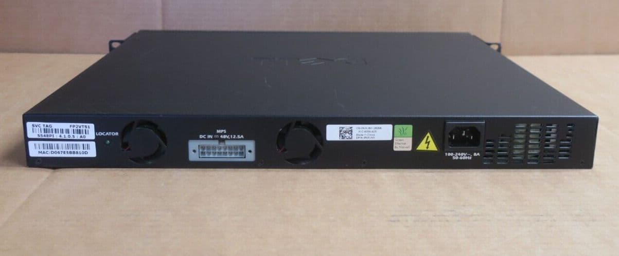 Dell PowerConnect 5548P 48x Gigabit Ethernet PoE 2x SFP Port Managed Switch