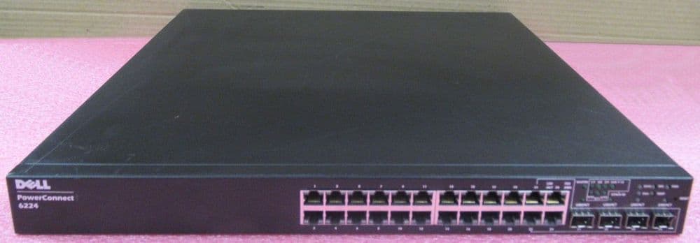 Dell PowerConnect 6224 24x 1Gb L3 1U Gibabit Ethernet 4x SFP Switch ...