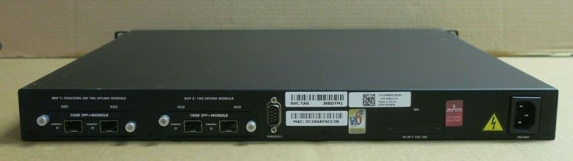 Dell PowerConnect 6224 24x Gigabit Ethernet 4x SFP Switch 2x 10GE SFP ...