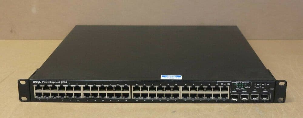 Dell PowerConnect 6248 48-Port Managed 1GbE Network L3 1U Rack Switch GP931