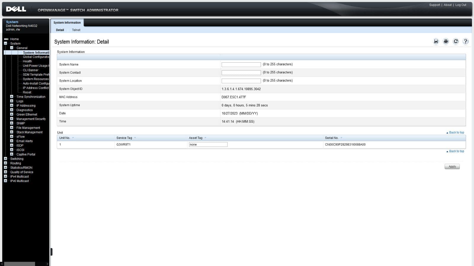 Dell PowerConnect 8132 N4032 24x 10GBase-T Port 2x 40GbE QSFP Module 1U ...