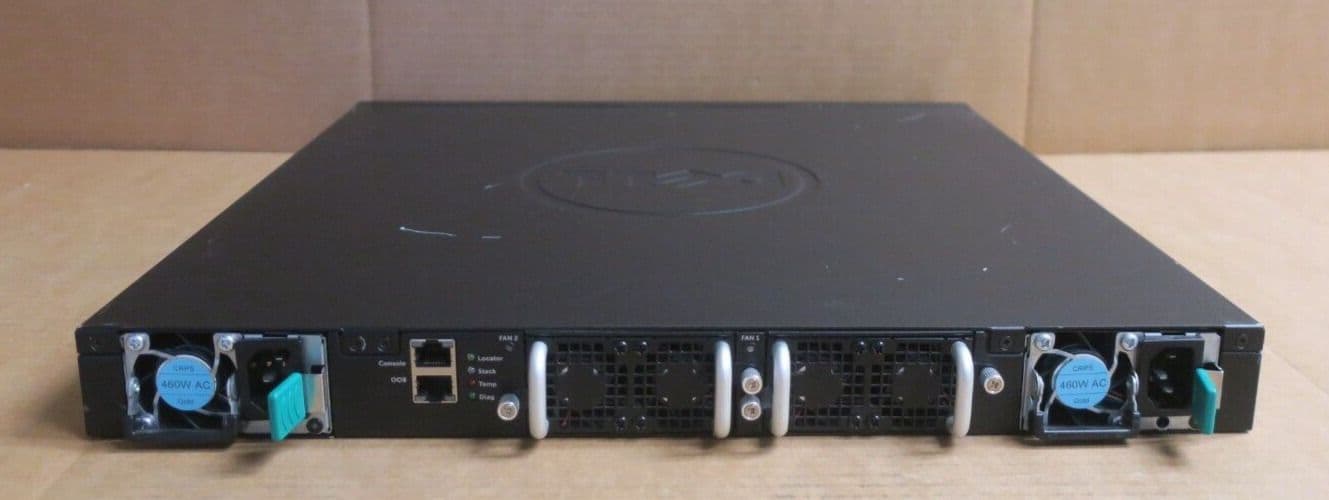 Dell PowerConnect 8164F 48x 1/10GbE SFP 2x 40GbE QSFP Port Layer 3 1U ...
