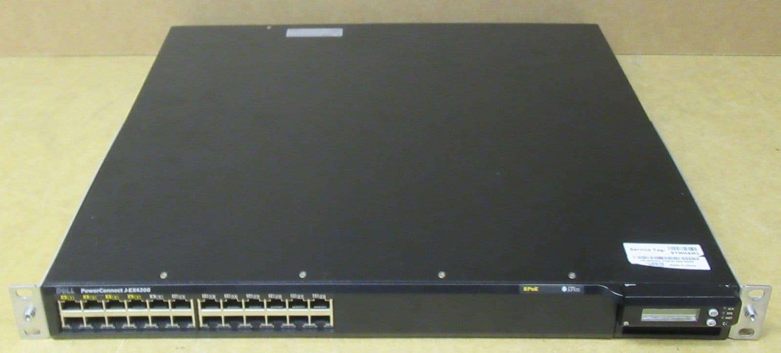 Dell PowerConnect J-EX4200-24T PoE Ethernet Switch 24-PoE 24-Port 1xAC ...