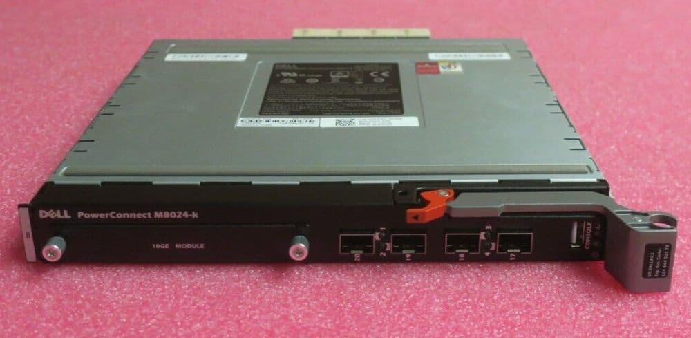 Dell PowerConnect M8024-k 4x 10G SFP 16x 10G Internal Port Blade Switch ...