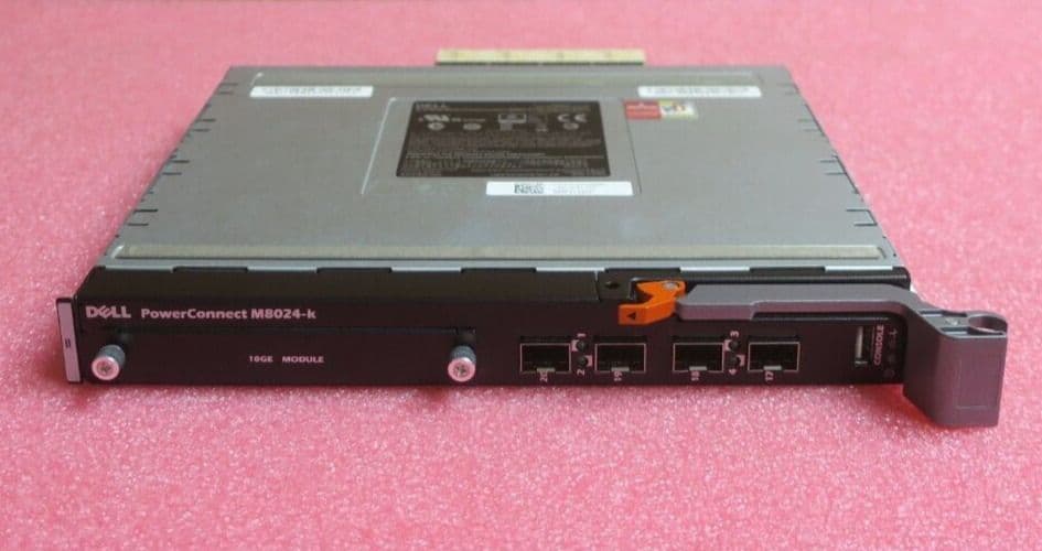Dell PowerConnect M8024-k 4x 10G SFP 16x 10G Internal Port Blade Switch ...