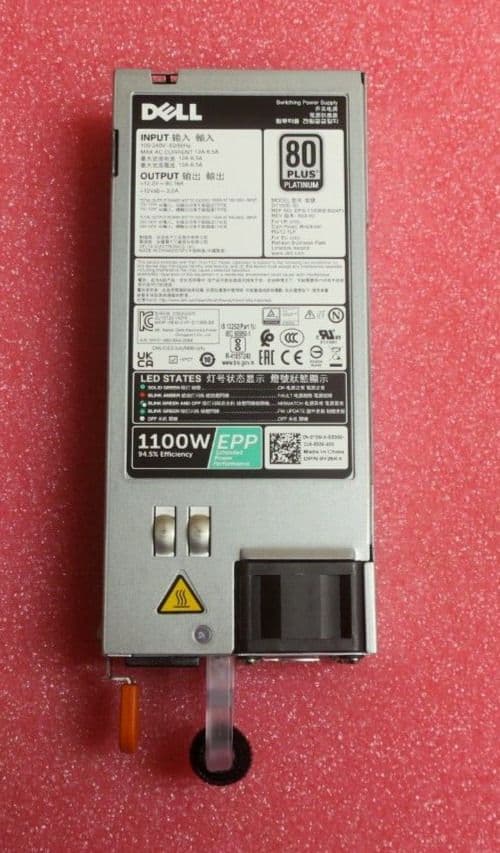 Dell PowerEdge 1100W 80 Plus Platinum EPP Hot-Plug Switching Power ...