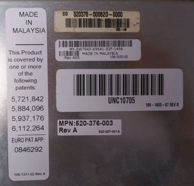 Dell PowerEdge 180AS 8-Port KVM Over IP Console Switch W7940 520-376-003