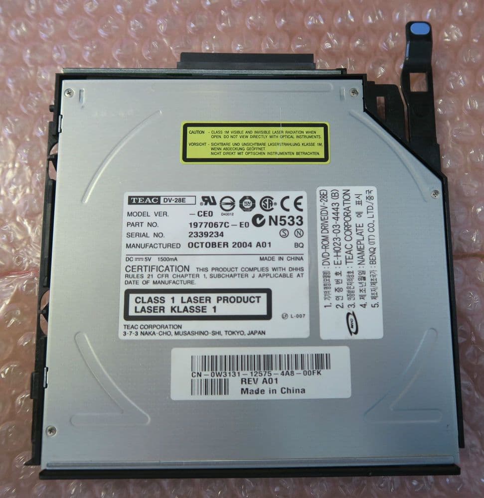 Dell PowerEdge 1850 DVD-ROM Drive Module Optical Drive P4603 1977067C ...