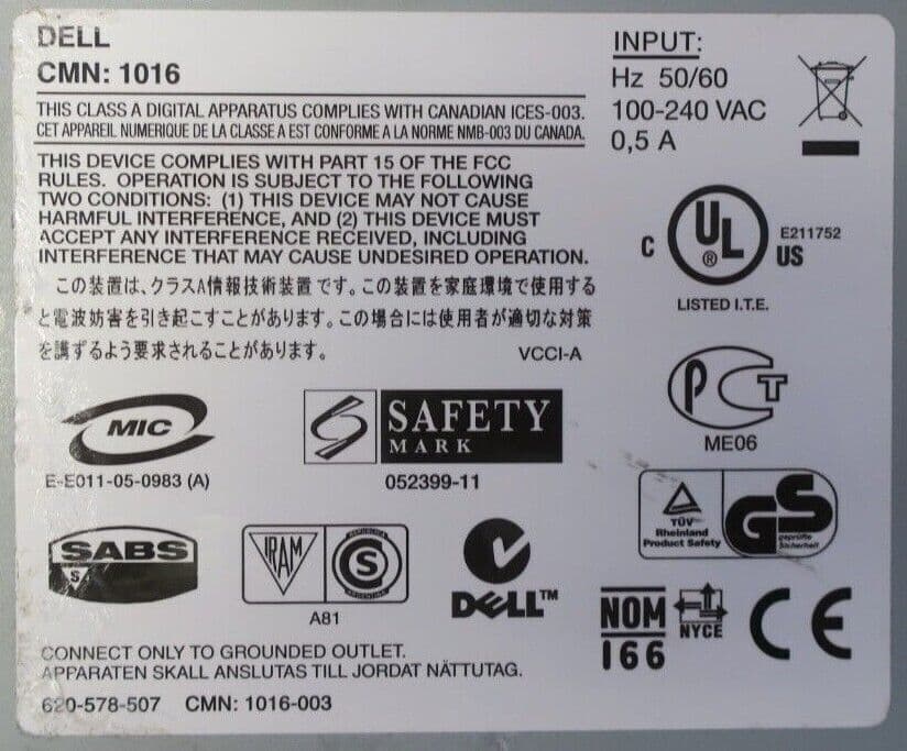 Dell PowerEdge 2161DS-2 16-Port KVM Over IP Console Switch TC693 520 ...