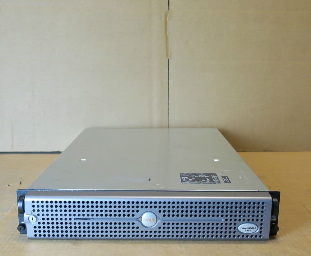Dell PowerEdge 2850 2 x Xeon 3 20GHz 16GB No Drives 2 x PSU Rack mount ...