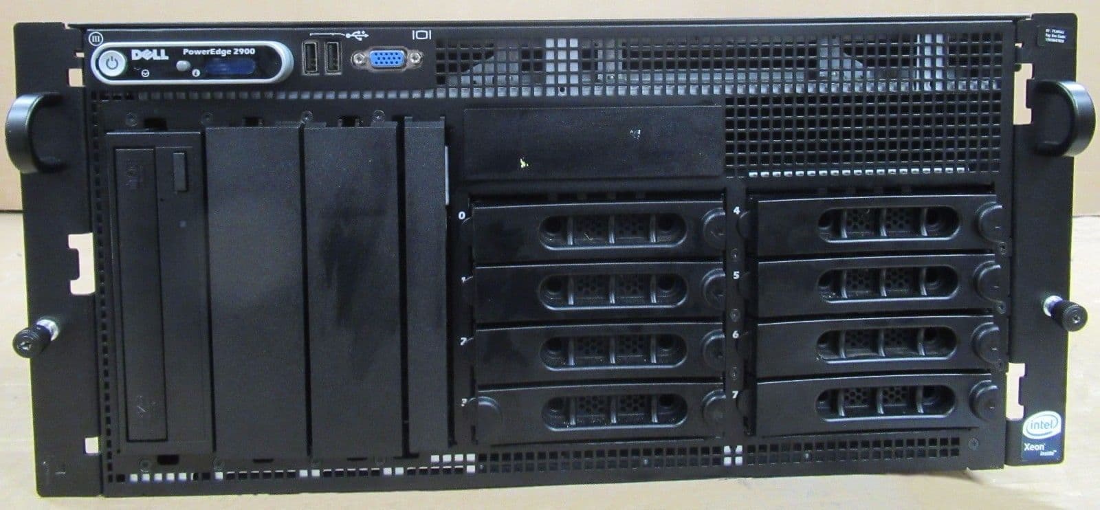 Dell PowerEdge 2900 G3 2x Intel Xeon E5420 2 50GHz 4GB RAM 8x3 5" Bays ...