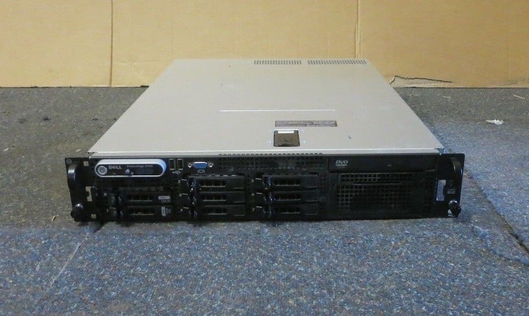 Dell PowerEdge 2950 Gen 3 Server RAID Controller Intel XEON 2 50GHz HDD 2U