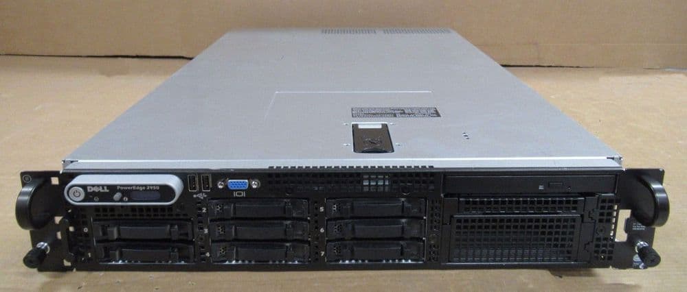 Dell Poweredge 2950 II 1 x Xeon Quad L5320 1 86GHz 2GB RAM 2U Rack Server