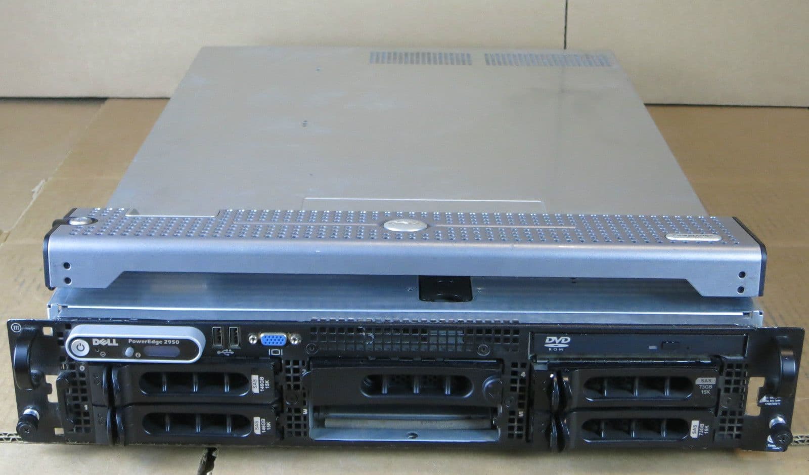 Dell PowerEdge 2950 III QUADCORE E5450 XEON 3 0Ghz 32GB 2x146GB 2x73GB ...
