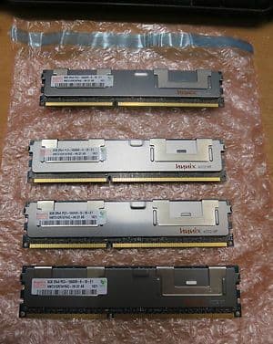 Dell PowerEdge 32Gb 4 x 8GB PC3-10600R memory R710 R610 R410 R910 ...