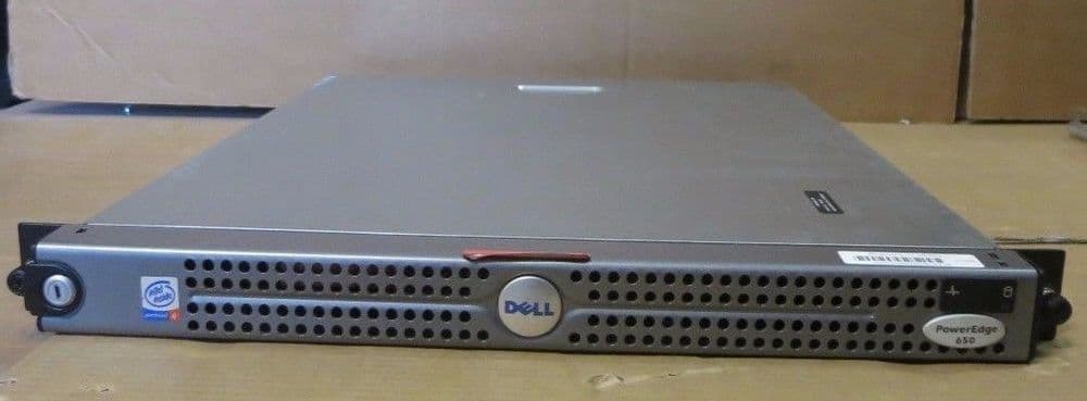 Dell PowerEdge 650 Intel Pentium 4 2 4GHz 1GB Rack mount Server 1U 40GB ...