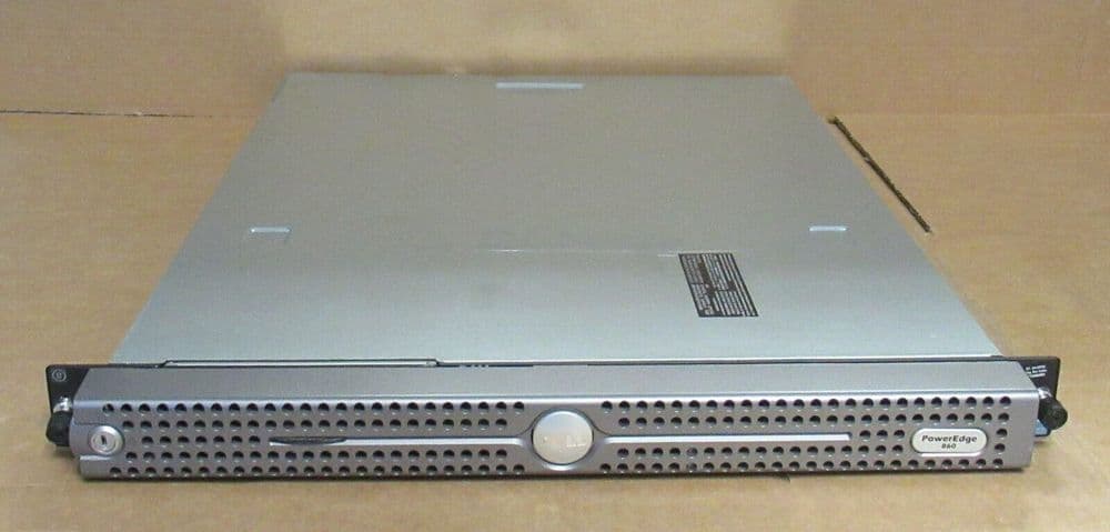 Dell PowerEdge 860 Dual-Core Pentium 915 2 80GHz 1GB Ram 72GB HDD 1U Server