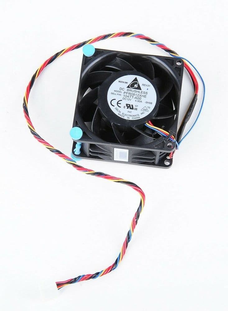 Dell PowerEdge C6100 12V DC 4 9A 80x38MM Fan Cooling Module 104TT