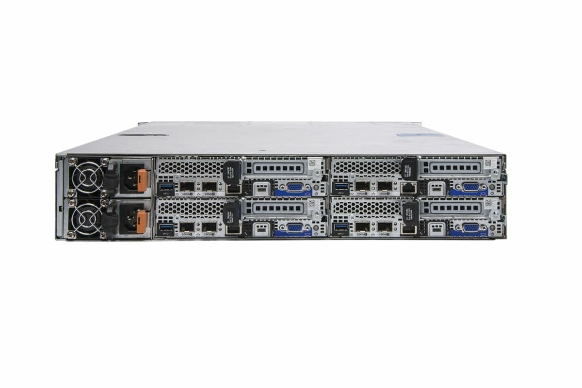 Dell PowerEdge C6300 Node Server 4x C6320 W/2x 12C E5-2680v3 128GB Ram ...
