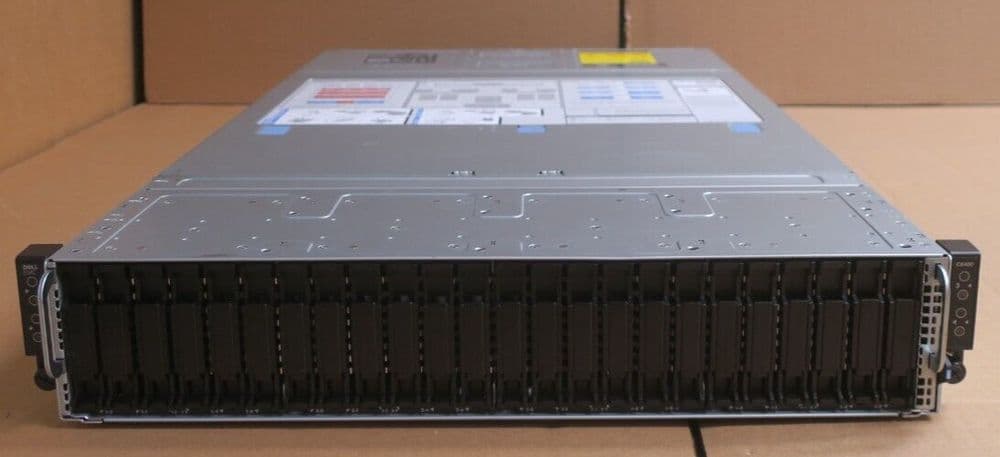 Dell PowerEdge C6400 24x 2 5" SAS/SATA HDD Bay 2U 4-Node Server Chassis ...