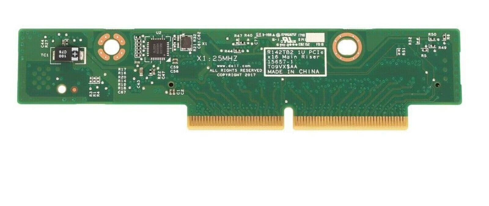 Dell PowerEdge C6420 Riser Card Slot4 PCIe 3 0 x16 CPU1 MicroSD Slot ...