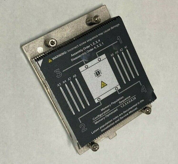 Dell PowerEdge C6525 Server Standard CPU Cooling Heatsink VN0MJ 0VN0MJ