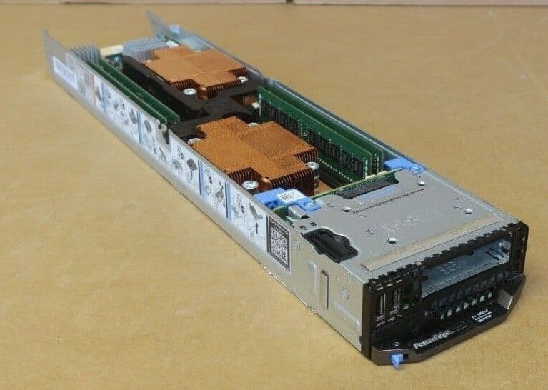 Dell PowerEdge FC430 Blade Server 2x E5-2630v3 32GB RAM 2x 1 8" Bay For ...