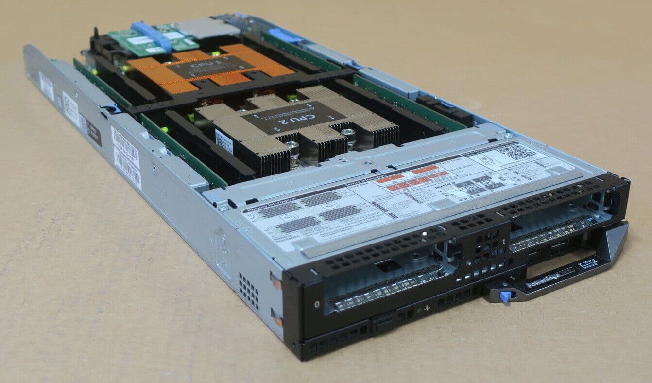 Dell PowerEdge FC630 Blade Server 2x E5-2620v4 32GB RAM 2x 2 5" Bay For ...