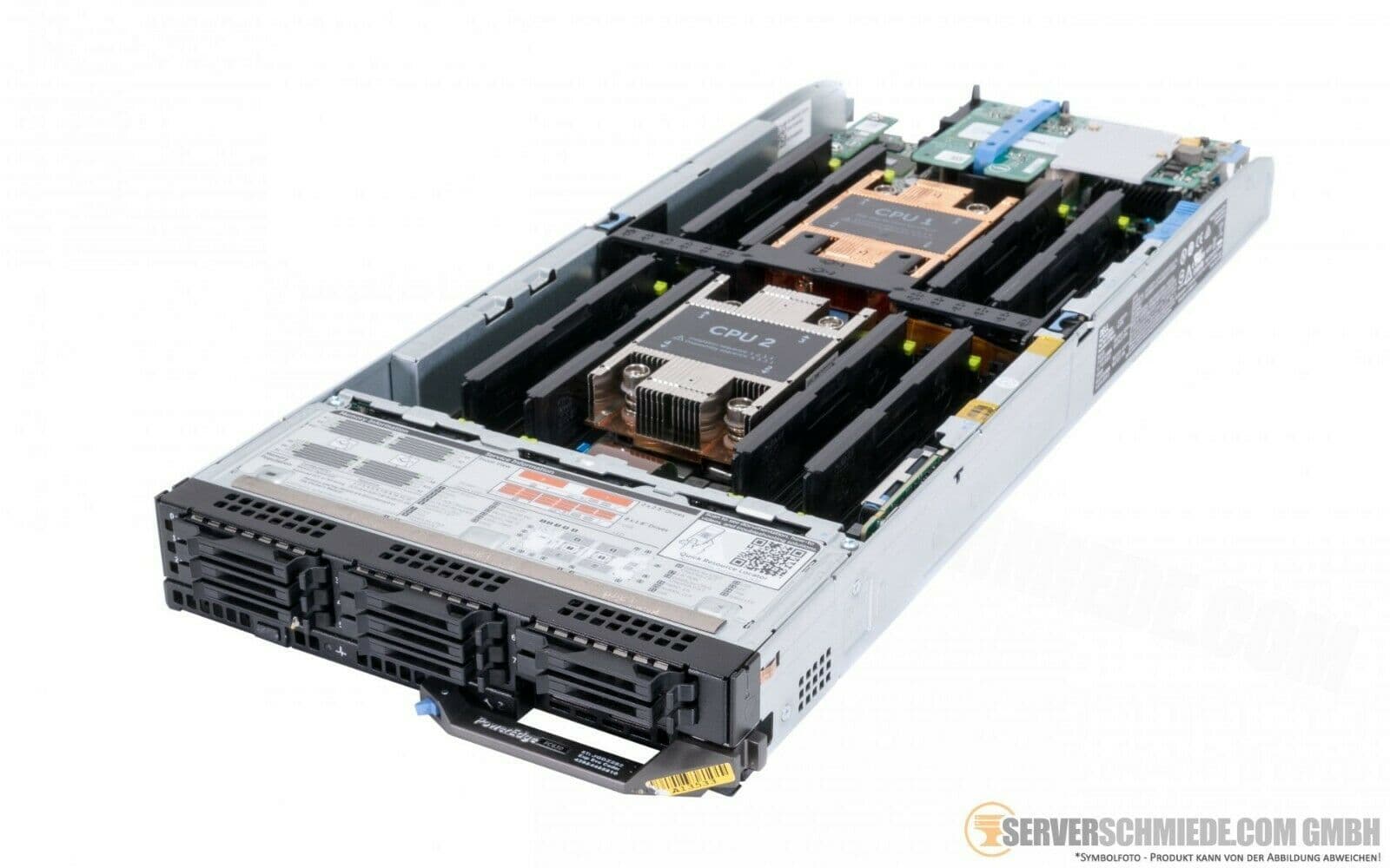 Dell PowerEdge FC630 Blade Server CTO 2x E5-2600v3/v4 4 8x 1 8" Bay For FX2