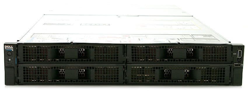 Dell PowerEdge FX2 2U Rack Mount Server Enclosure With 4 x Node Blade Bays