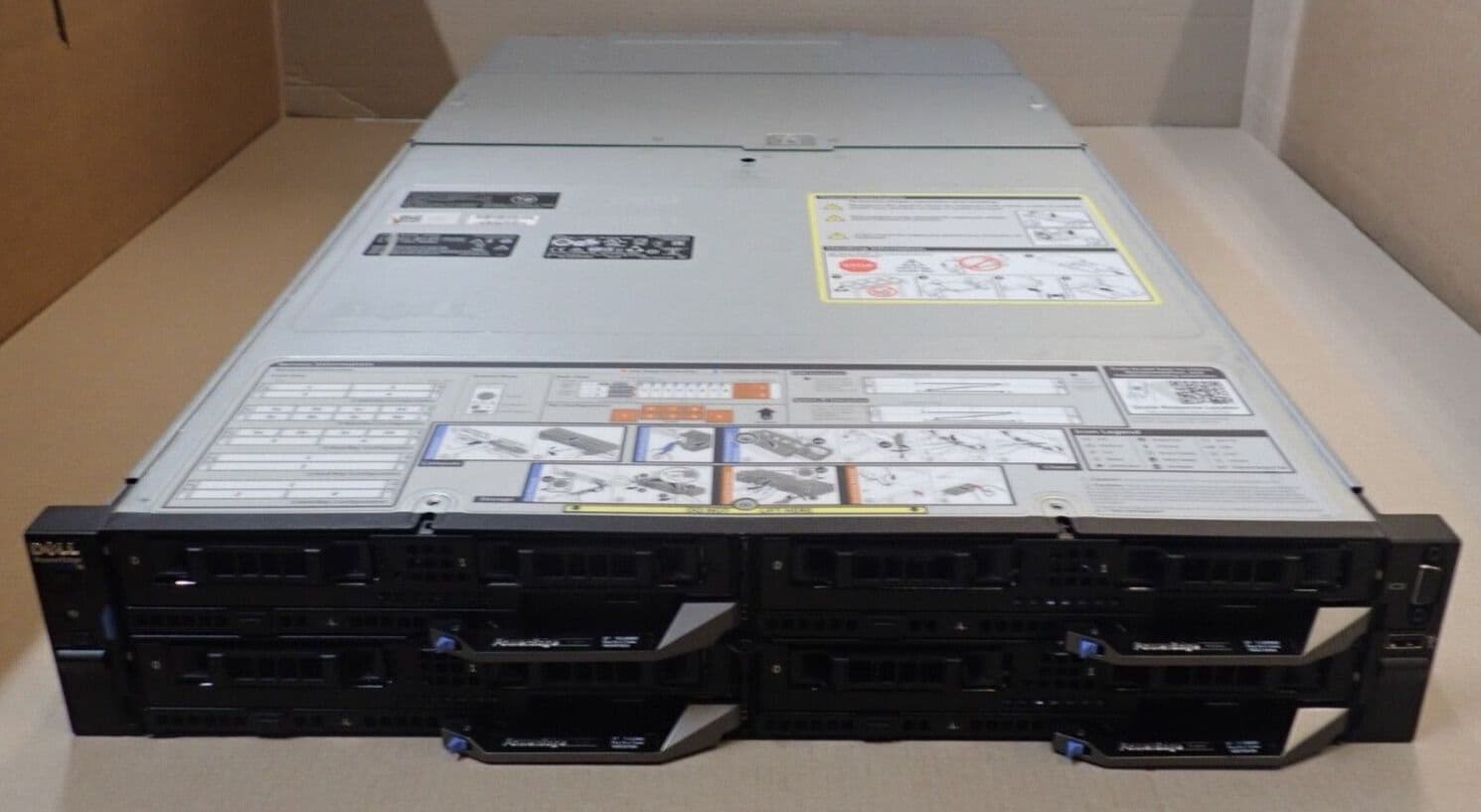 Dell PowerEdge FX2S Switched 4-Node Rack Chassis 4x FC640 NVMe Blade ...