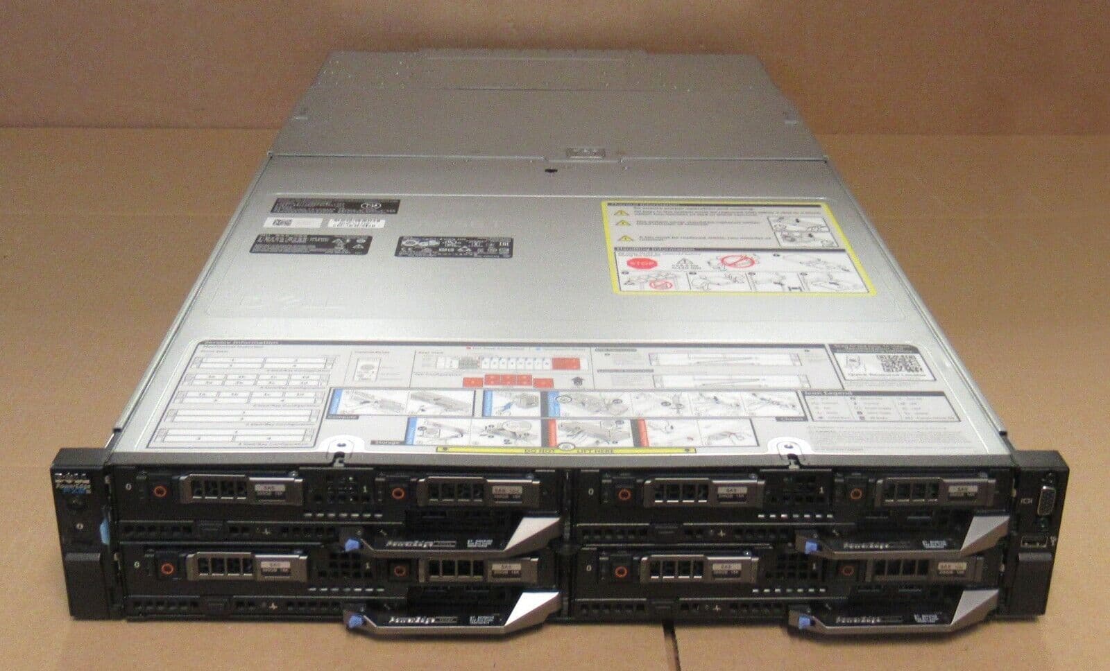 Dell PowerEdge FX2S Switched Chassis 4x FC630 4 x E5 v4 CPU 1024GB ...