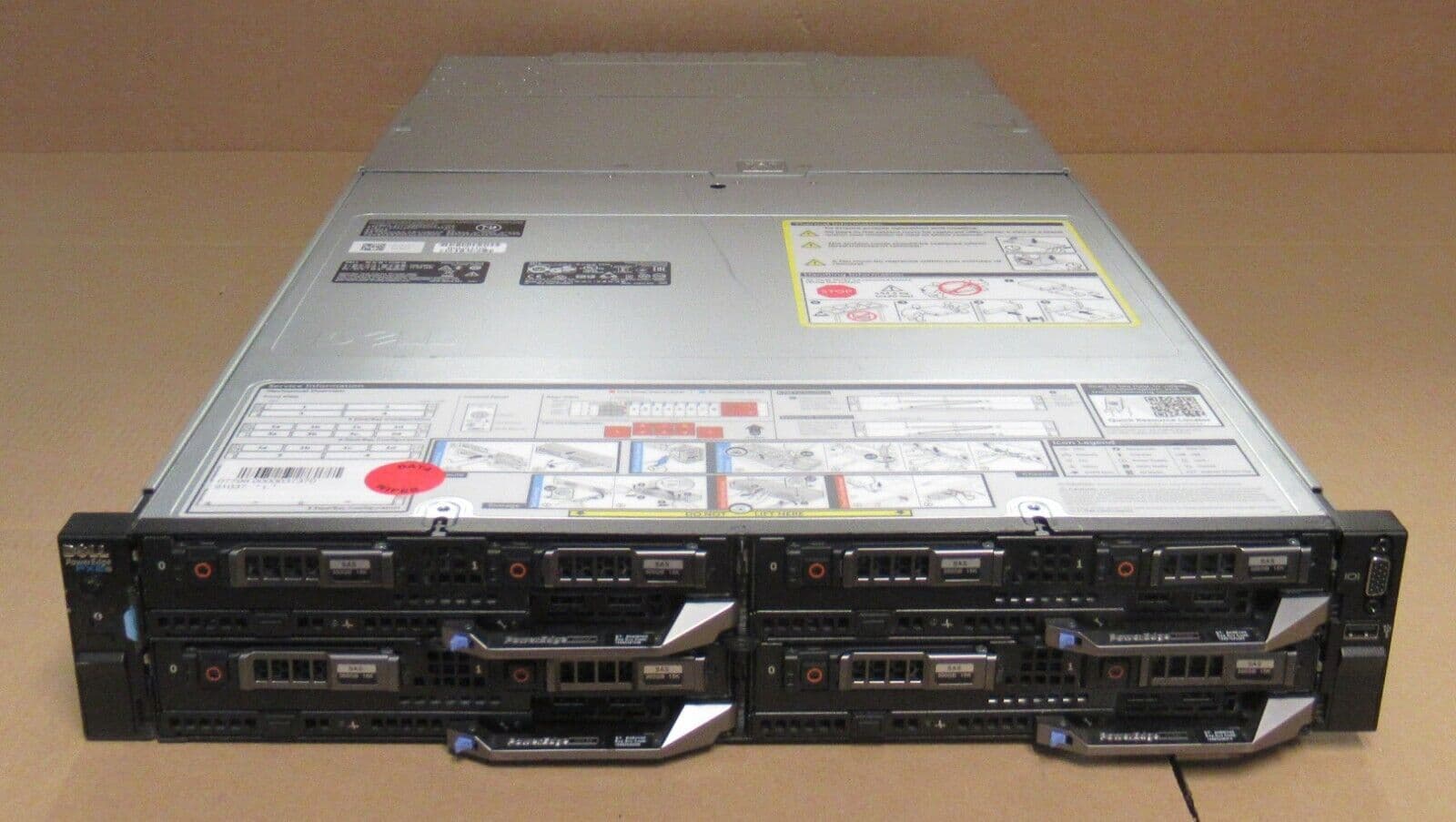 Dell PowerEdge FX2S Switched Chassis 4x FC630 E5-2630v4 1024GB Blade ...