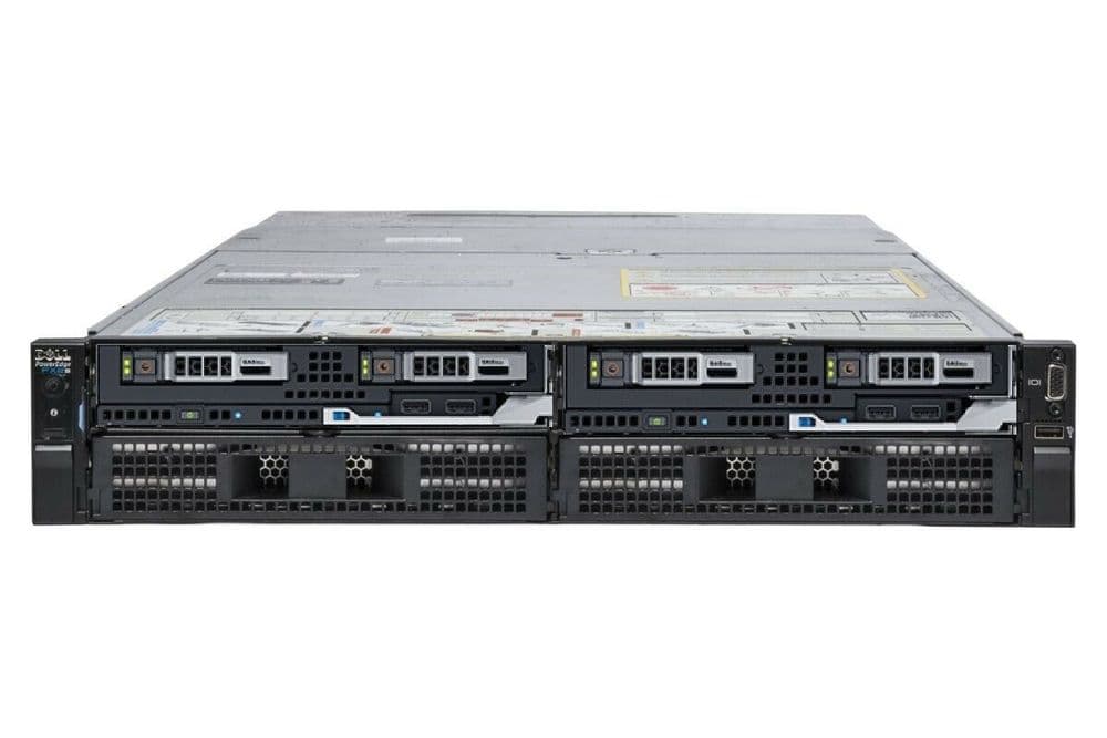 Dell PowerEdge FX2S Switched Rackmount 2x FC630 Xeon E5-2667v3 Node Servers