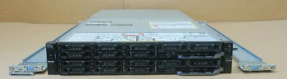 Dell PowerEdge FX2S Switched Rackmount Chassis 2x FC830 Blade Node CTO ...